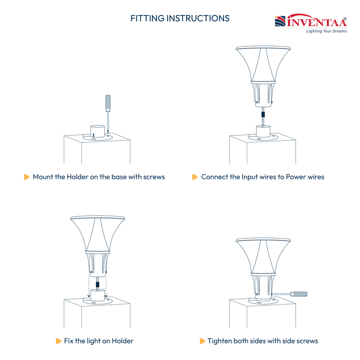 Felisa Modern Entrance Gate Lights 12W - LED Gate Column Lights | Inventaa
