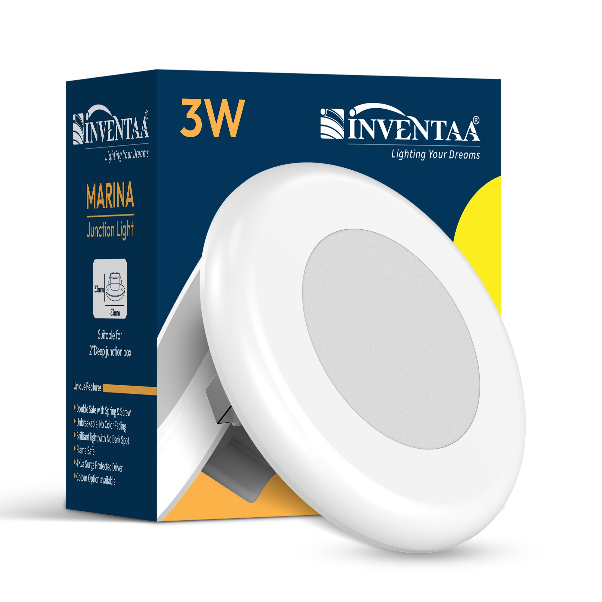 Buy Marina 3/5/8W LED Junction Light Online at best price | Inventaa