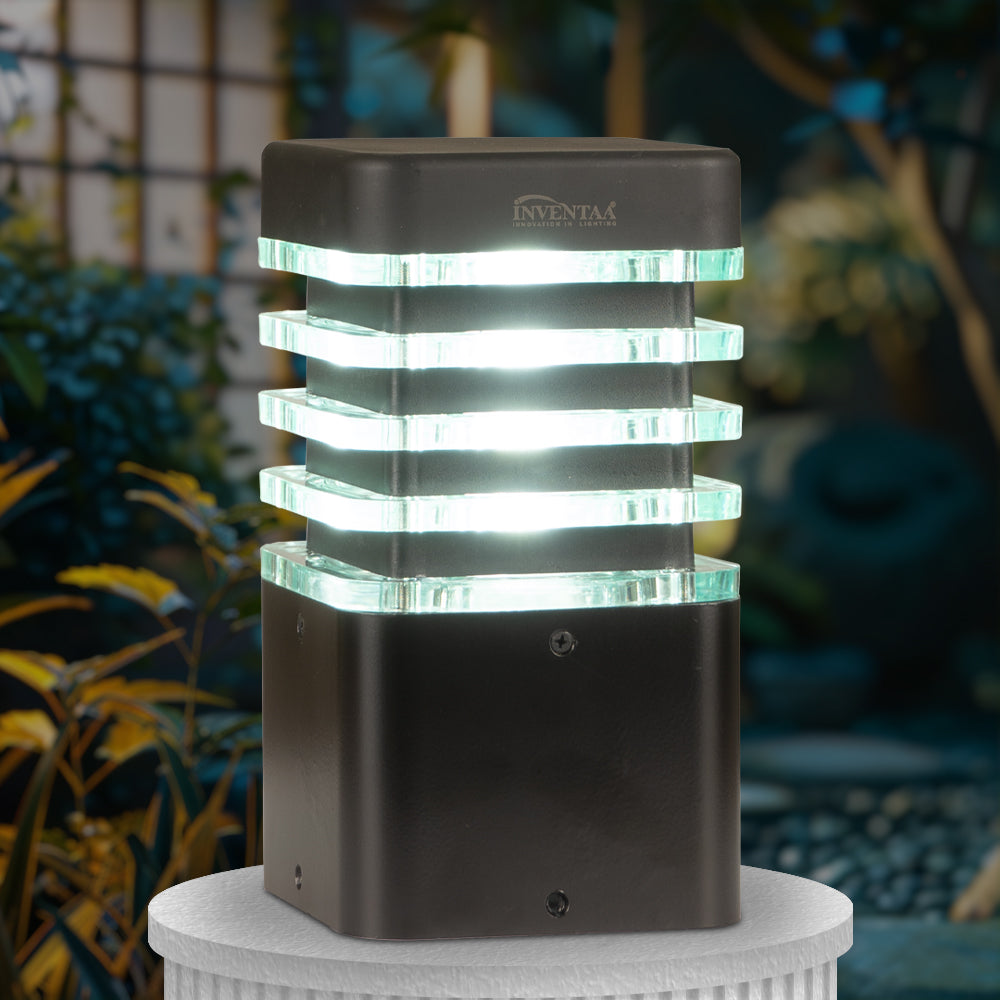 Outside Gate Lights 12W - Square Gate Light | Modern Gate Light Design