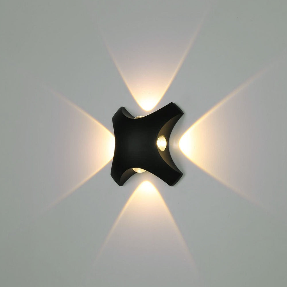 Nuro 4 Way LED Wall Light For Pathway Lighting Online | Inventaa